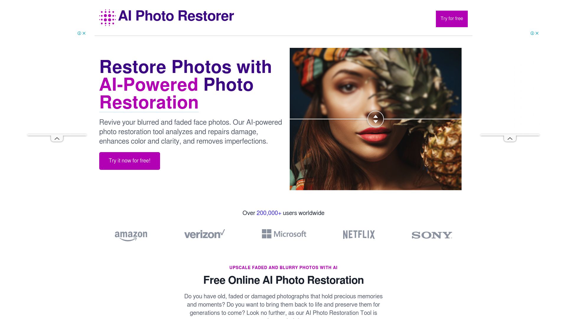 AI Photo Restorer - About, Reviews, Alternatives - AI Locator