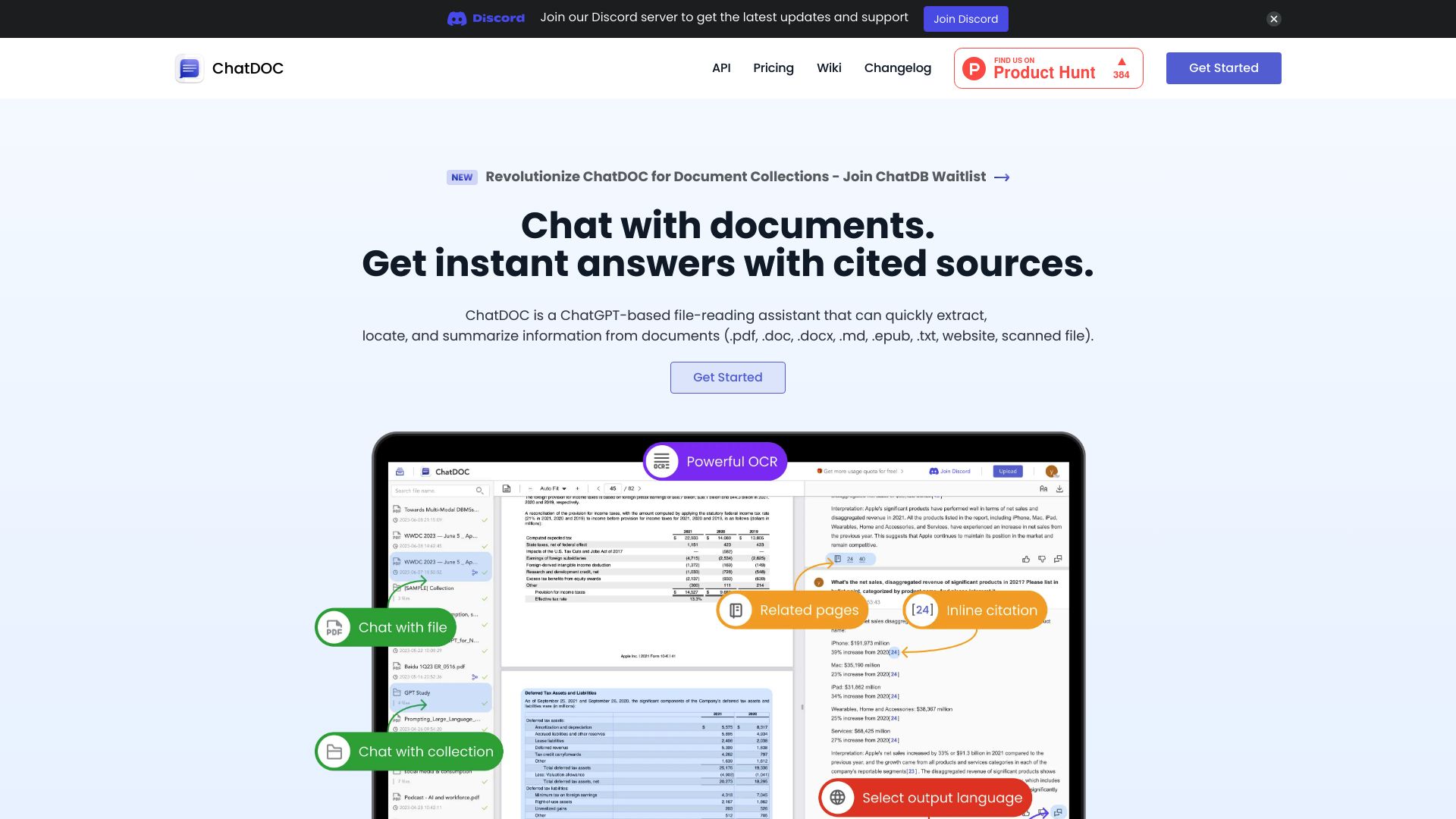 ChatDOC - About, Reviews, Alternatives - AI Locator