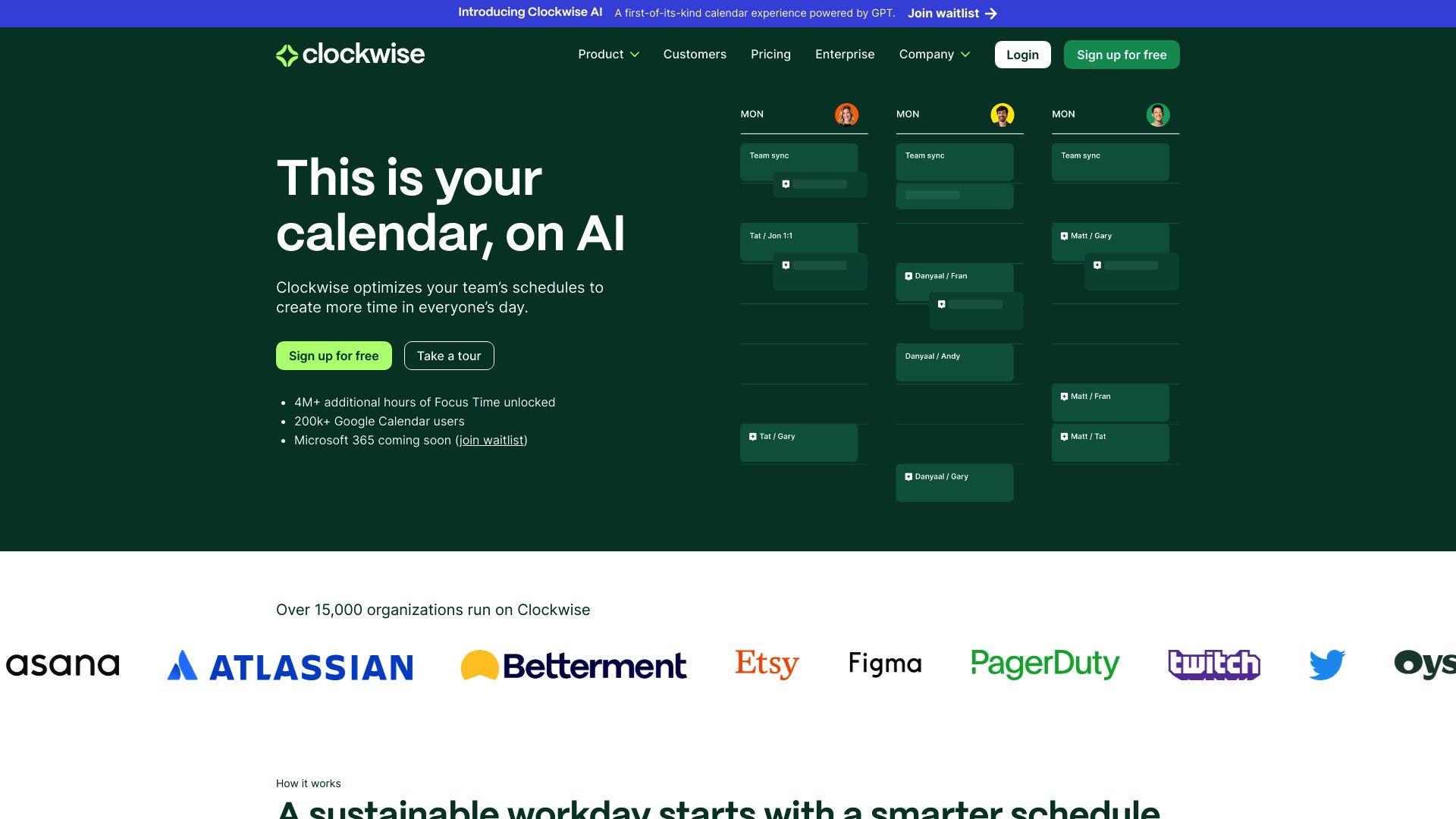 Clockwise - About, Reviews, Alternatives - AI Locator