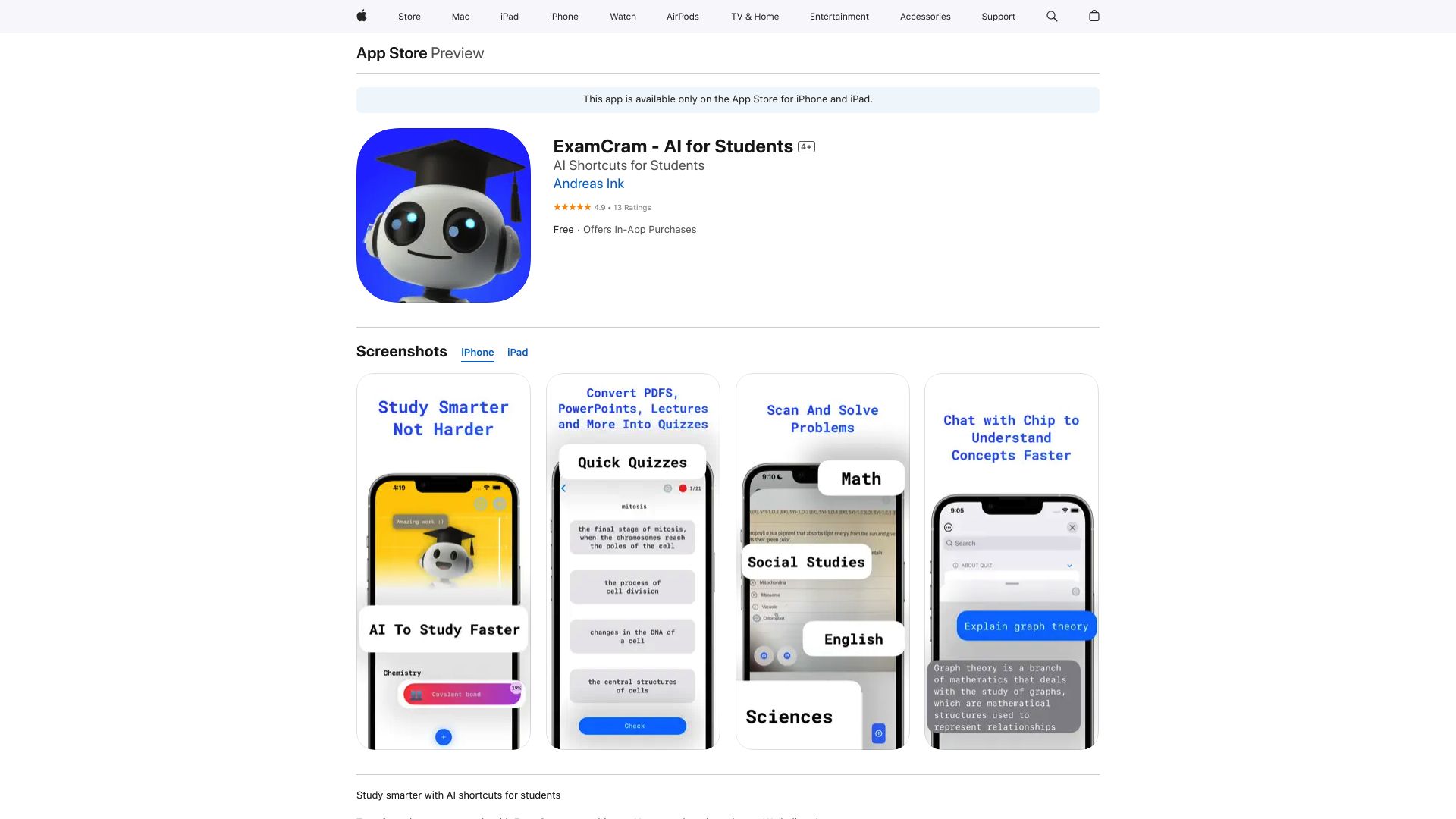 ExamCram - About, Reviews, Alternatives - AI Locator