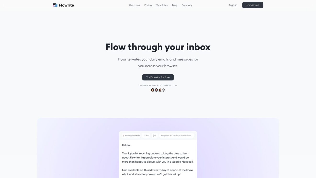 Flowrite - About, Reviews, Alternatives - AI Locator