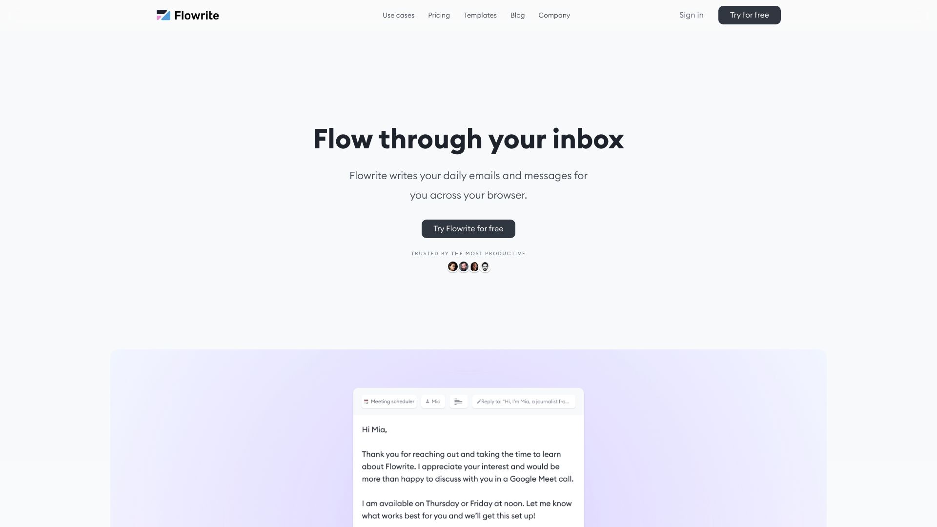 Flowrite - About, Reviews, Alternatives - AI Locator