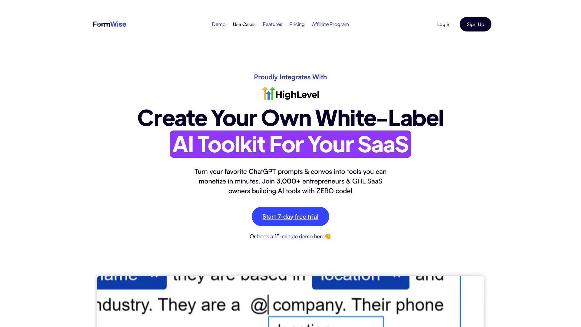 FormWise.AI - About, Reviews, Alternatives - AI Locator