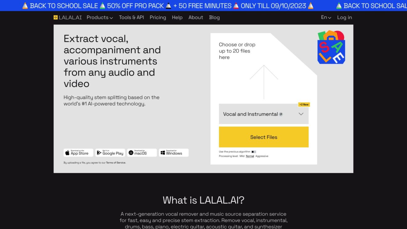 Lalal.ai - About, Reviews, Alternatives - AI Locator