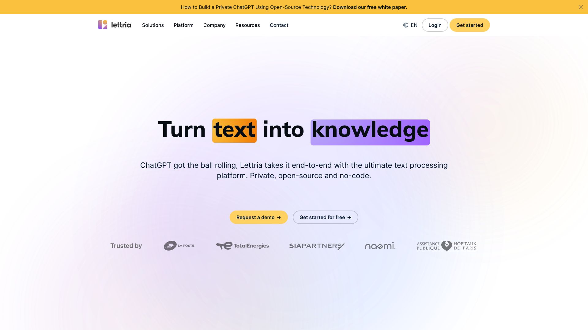 Lettria - About, Reviews, Alternatives - AI Locator