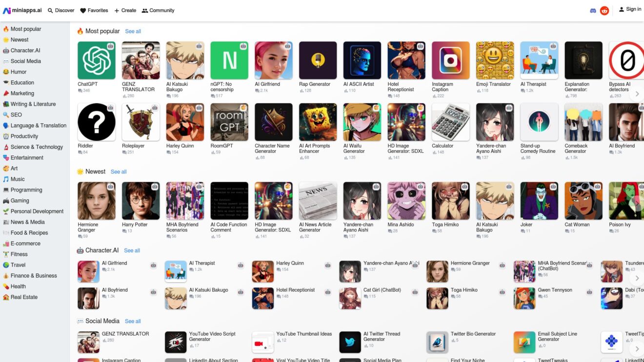 Miniapps.ai - About, Reviews, Alternatives - AI Locator