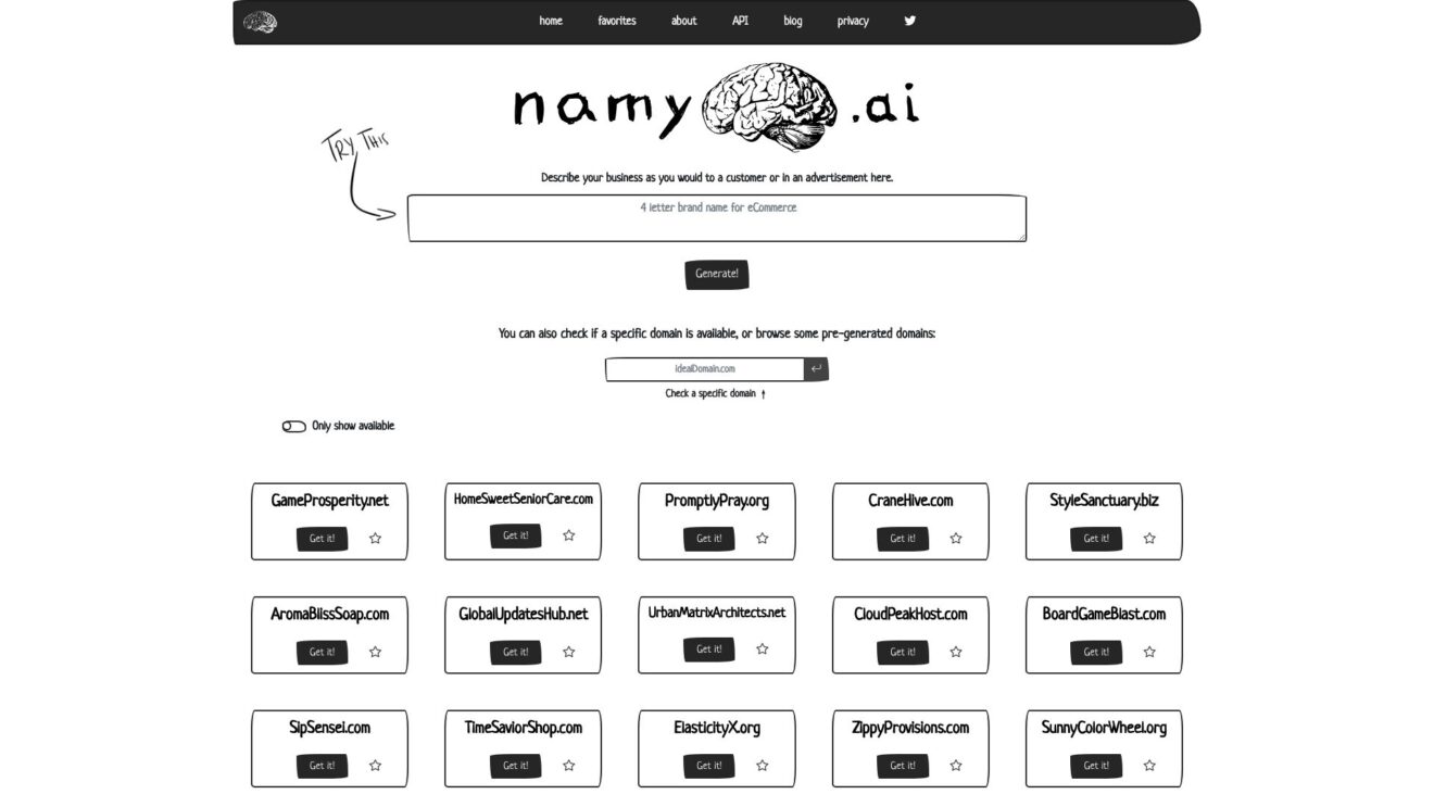 Namy.ai - About, Reviews, Alternatives - AI Locator