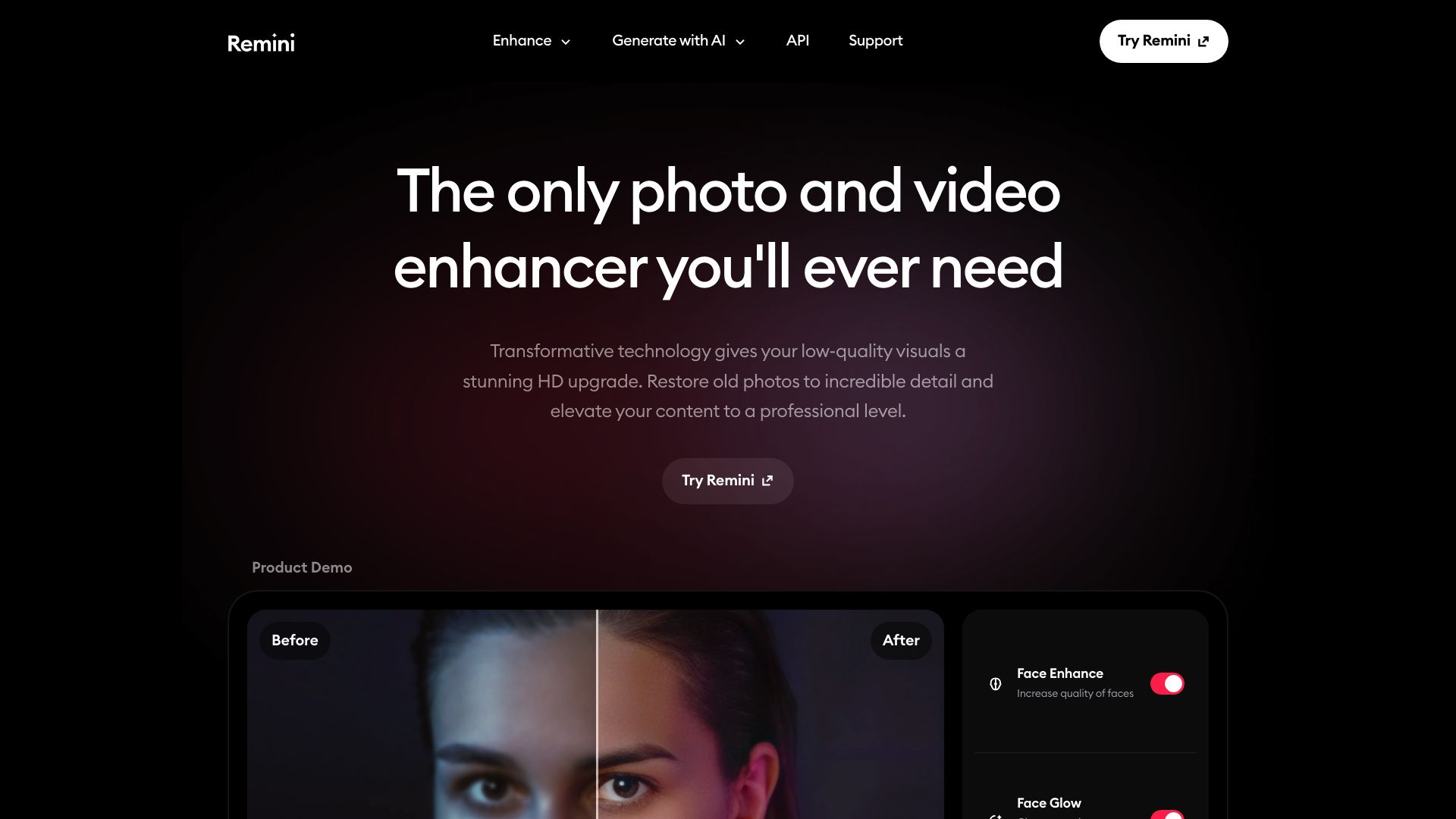 Remini - About, Reviews, Alternatives - AI Locator