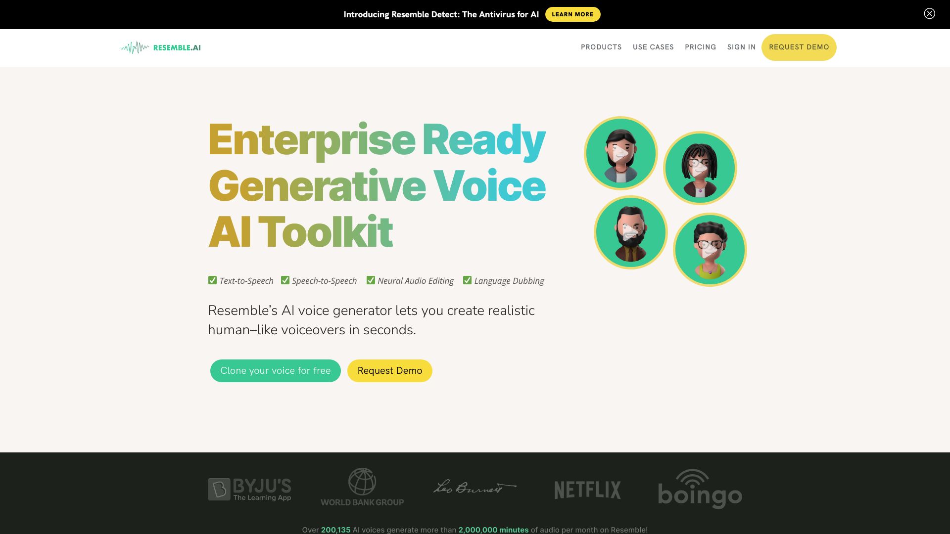 Resemble - About, Reviews, Alternatives - AI Locator