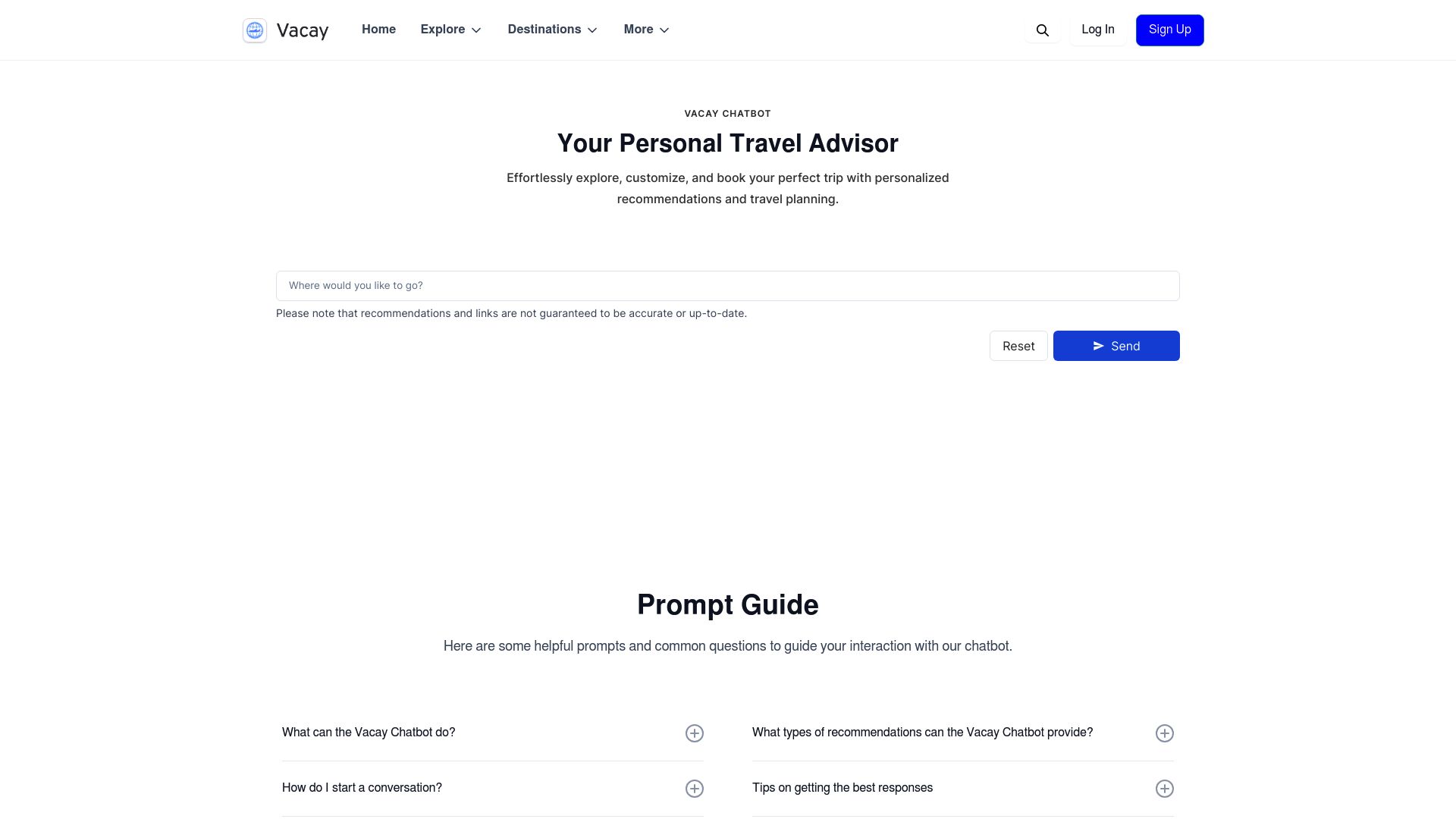 Vacation & Travel Chat (GPT) - About, Reviews, Alternatives - AI Locator