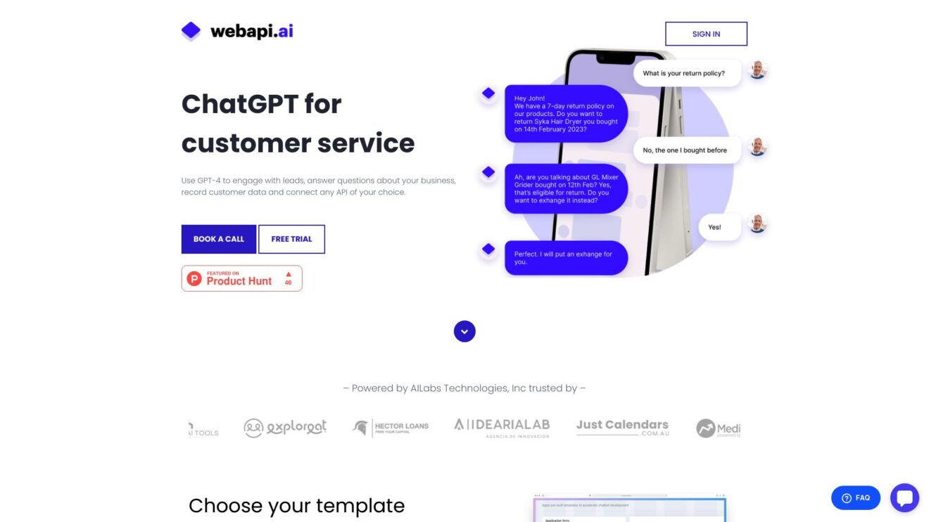 Webapi.ai 2.0 - About, Reviews, Alternatives - AI Locator